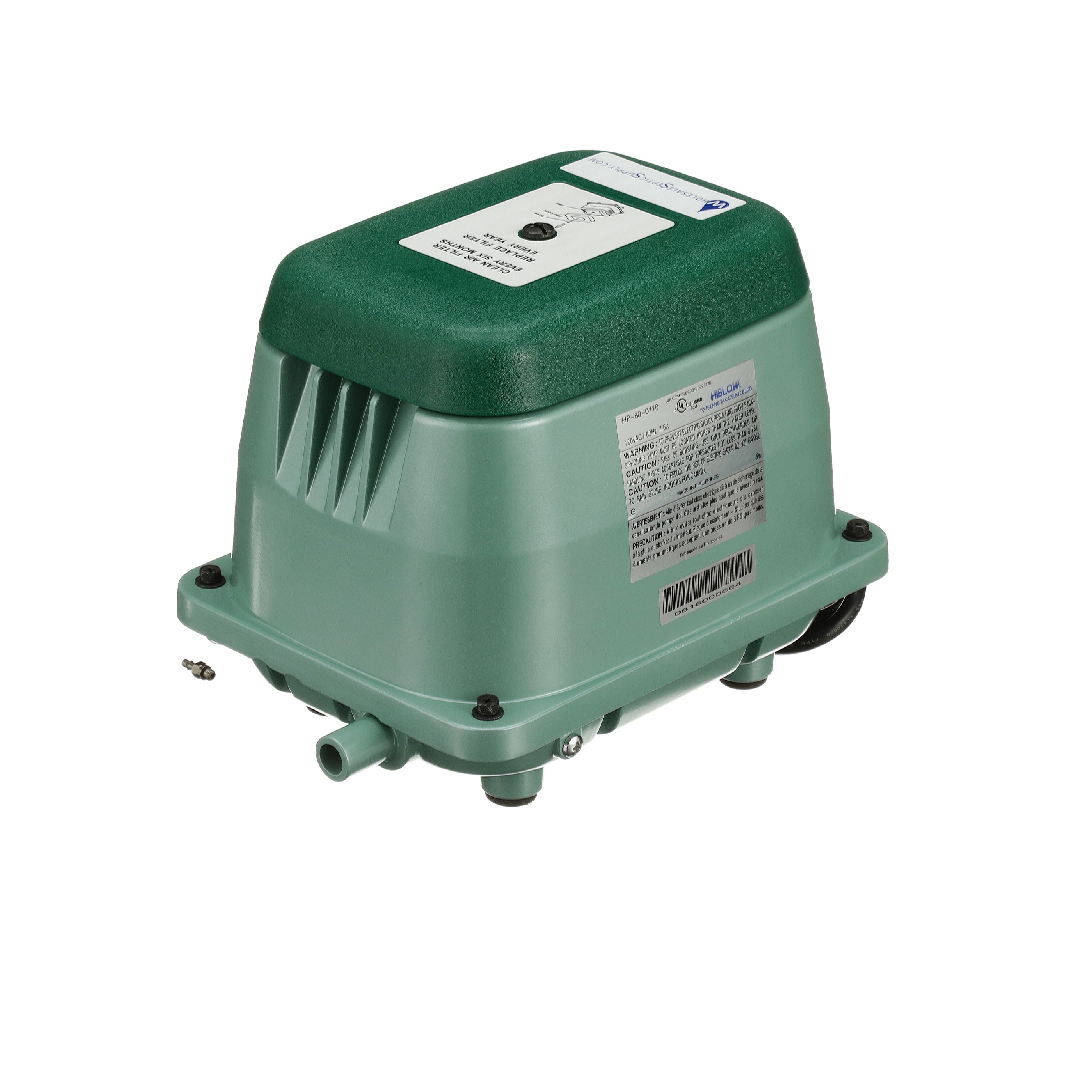 Hiblow HP-80 Septic Air Pump - Wholesale Septic Supply