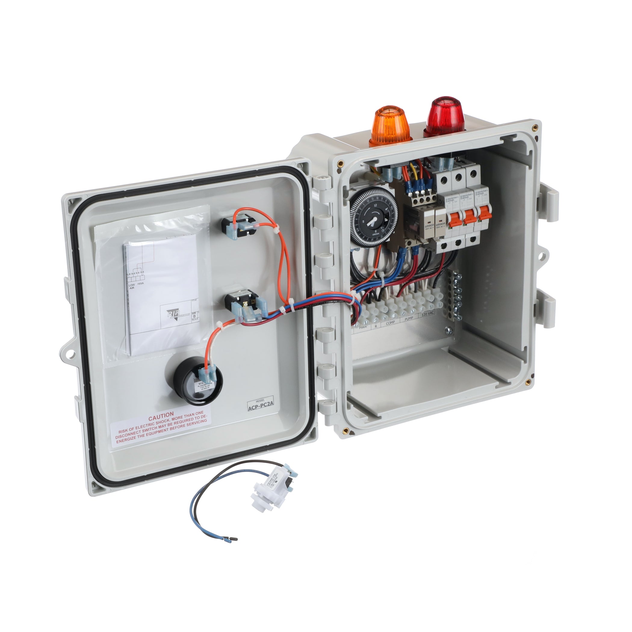 Aerobic Septic Clock Timer Control Panel Dual Light ACP-PC-2A ...