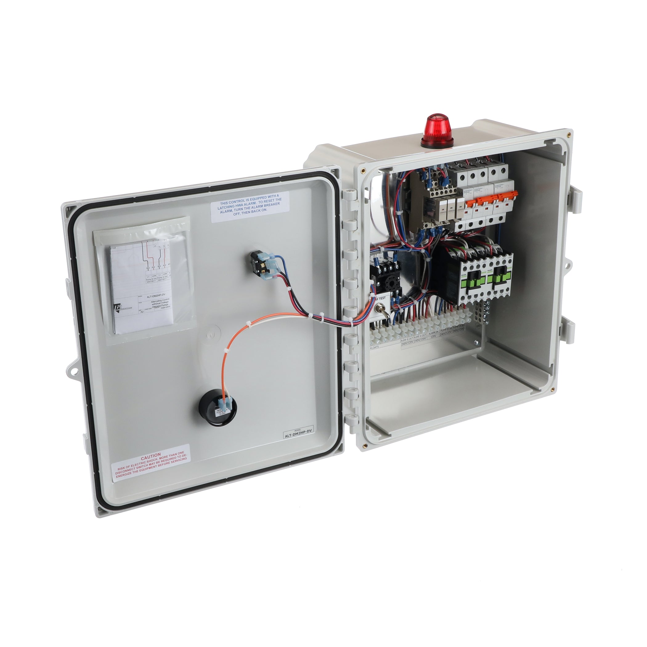 ALTDM2HPDV 220V/120V Grinder Duplex Control Panel - Wholesale Septic ...