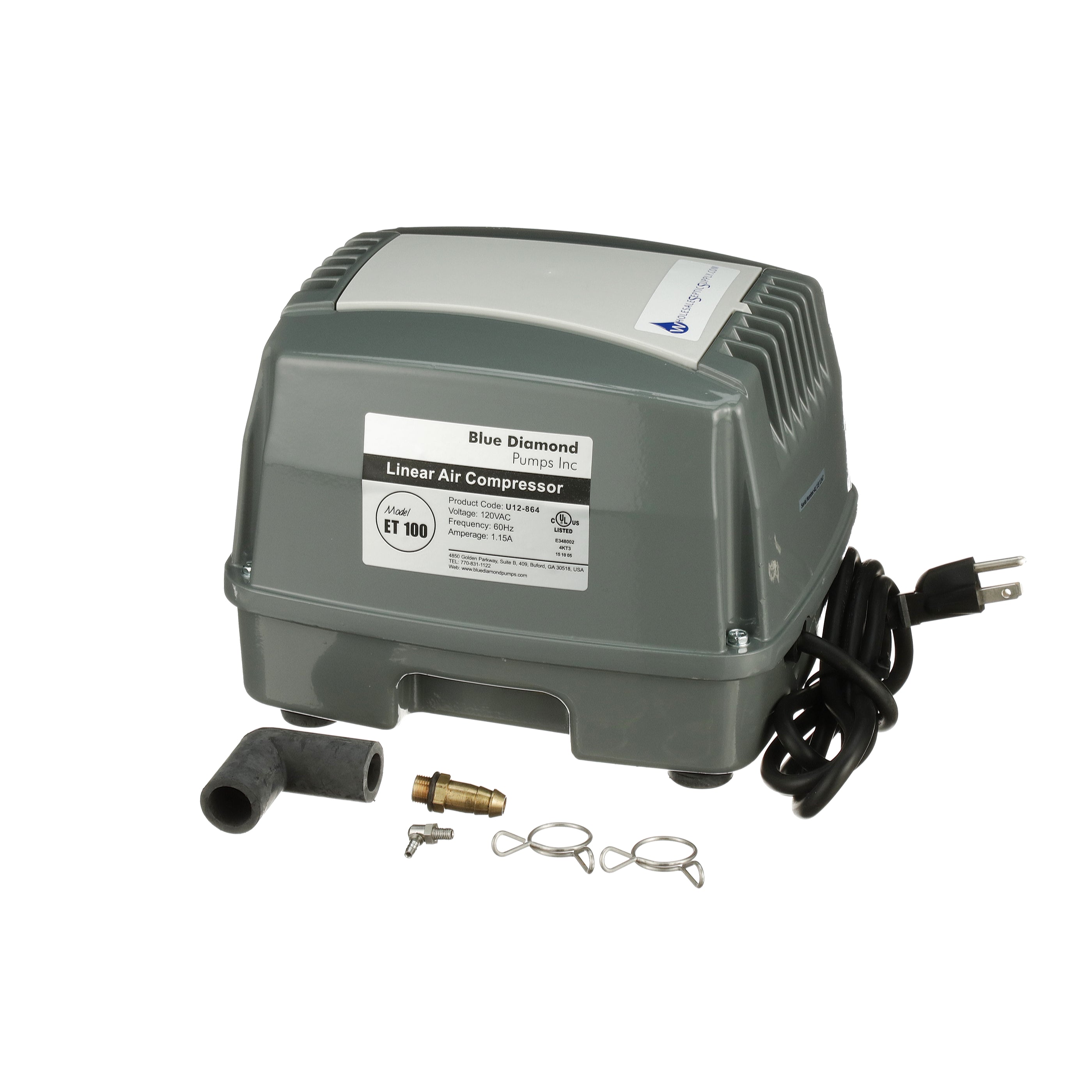 Blue Diamond ET100 Septic Air Pump Aerator - Wholesale Septic ...