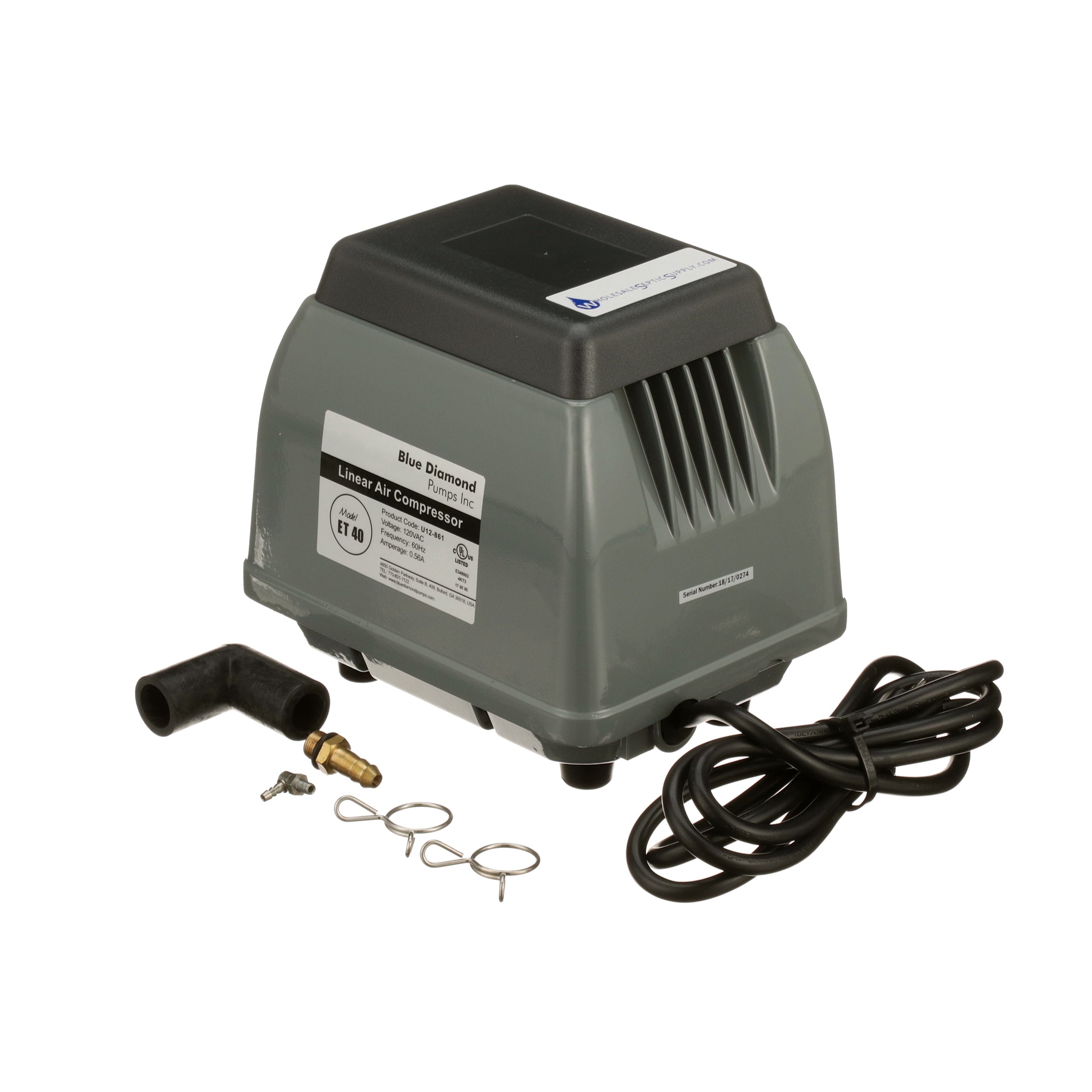 Blue Diamond ET40 Septic Air Pump Aerator - Wholesale Septic ...
