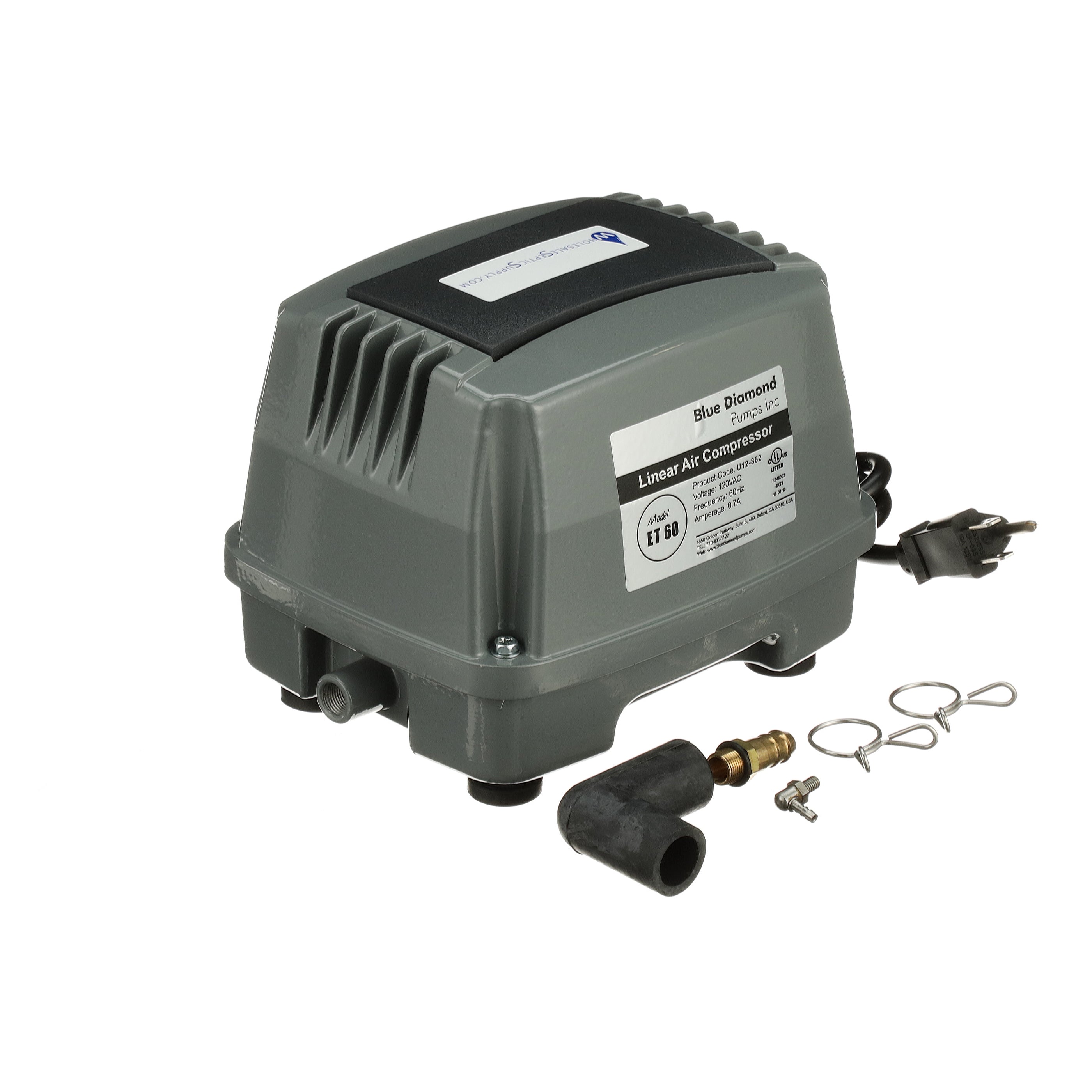 Blue Diamond ET60 Septic Air Pump - Wholesale Septic Supply