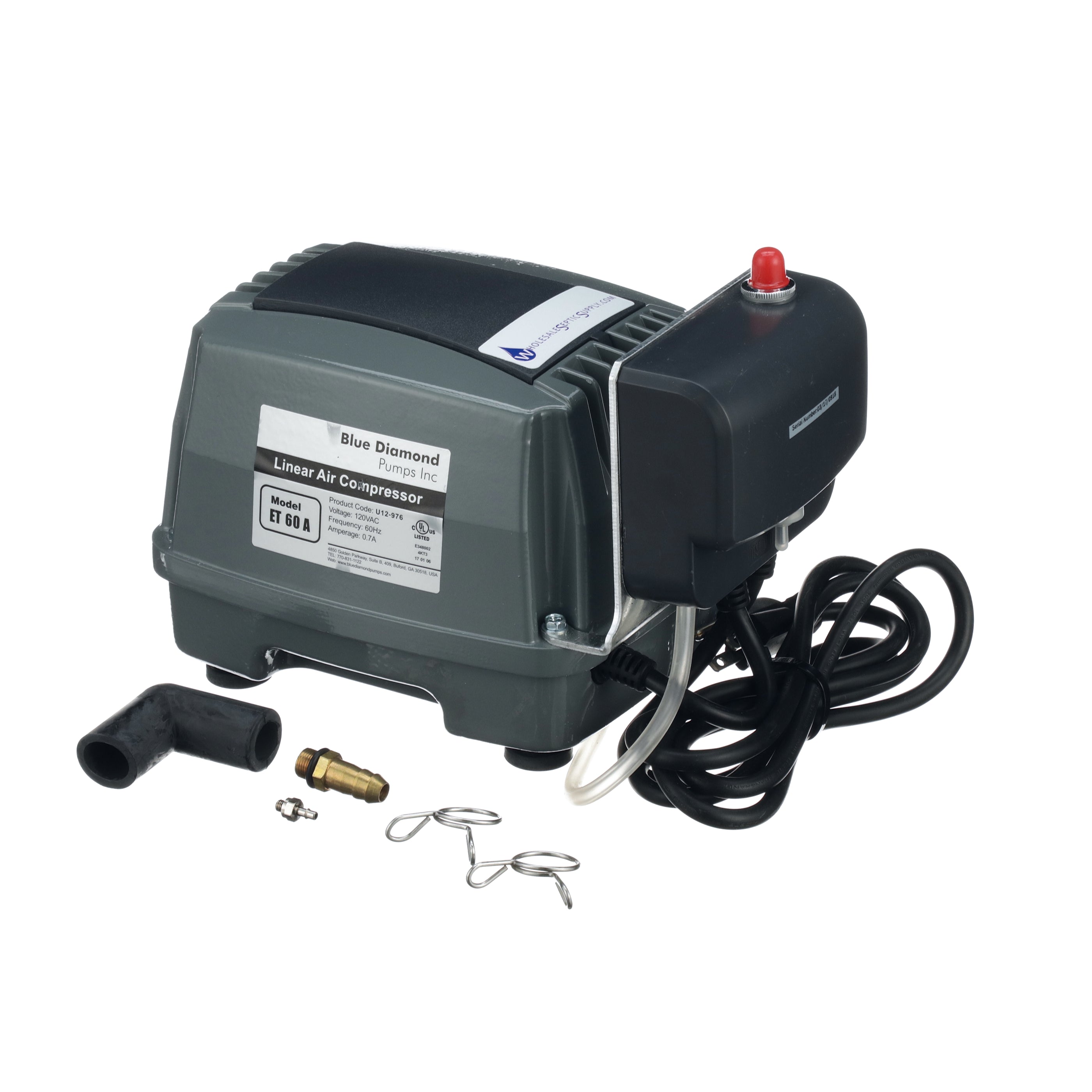 Blue Diamond ET60A Septic Air Pump Aerator - Wholesale Septic ...