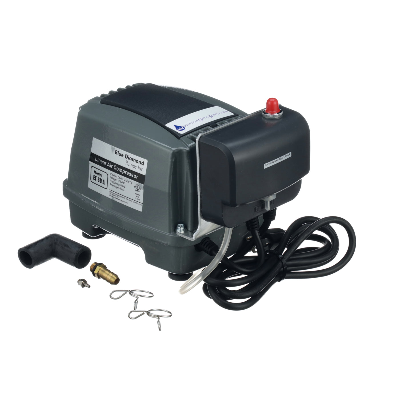 Blue Diamond ET60A Septic Air Pump Aerator - Wholesale Septic ...