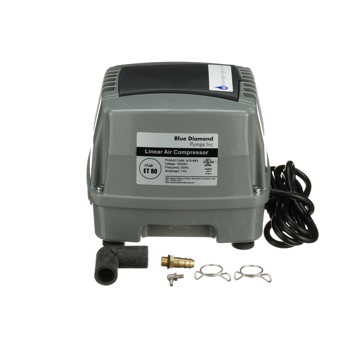 Blue Diamond ET80 Septic Air Pump - Wholesale Septic Supply