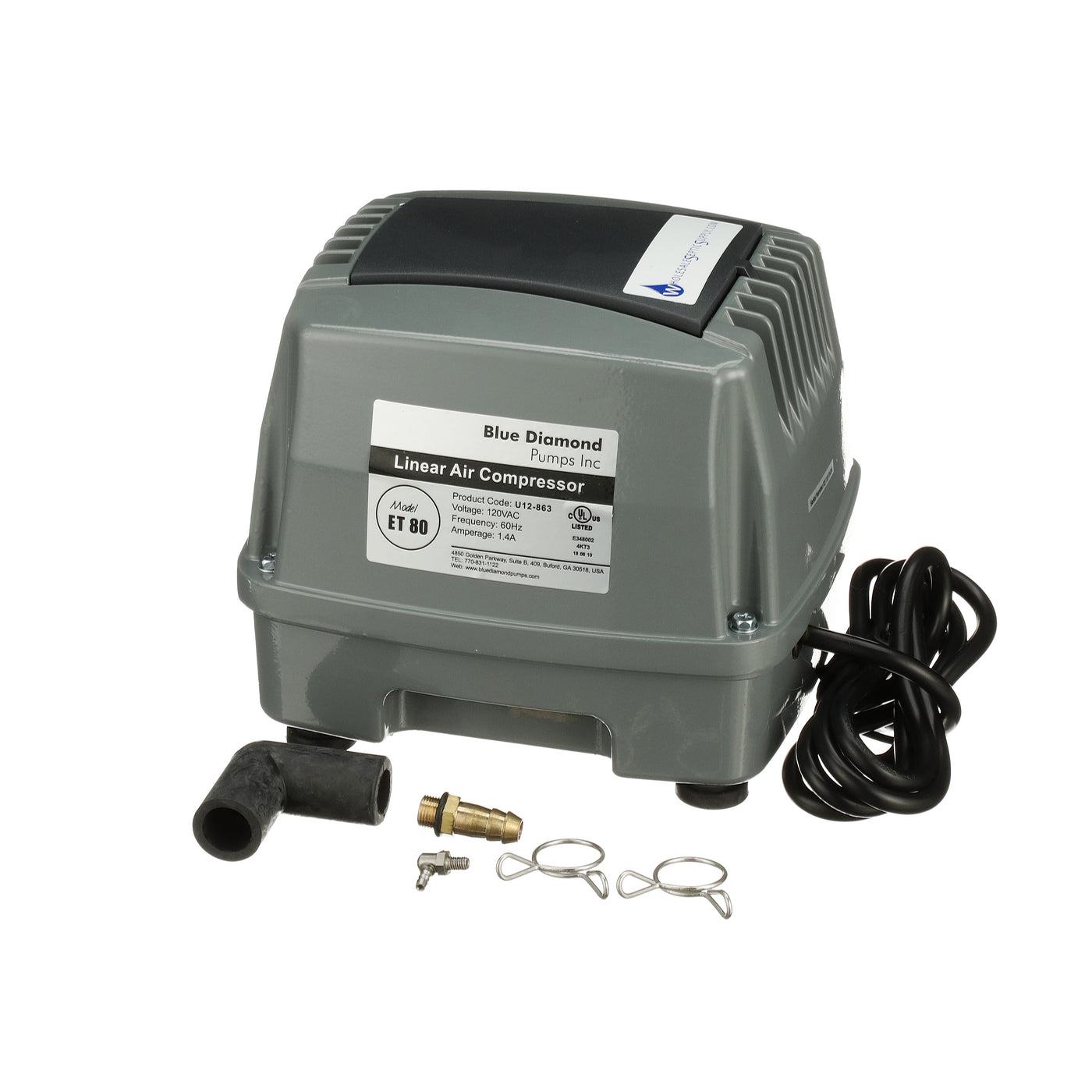 Blue Diamond ET80 Septic Air Pump - Wholesale Septic Supply