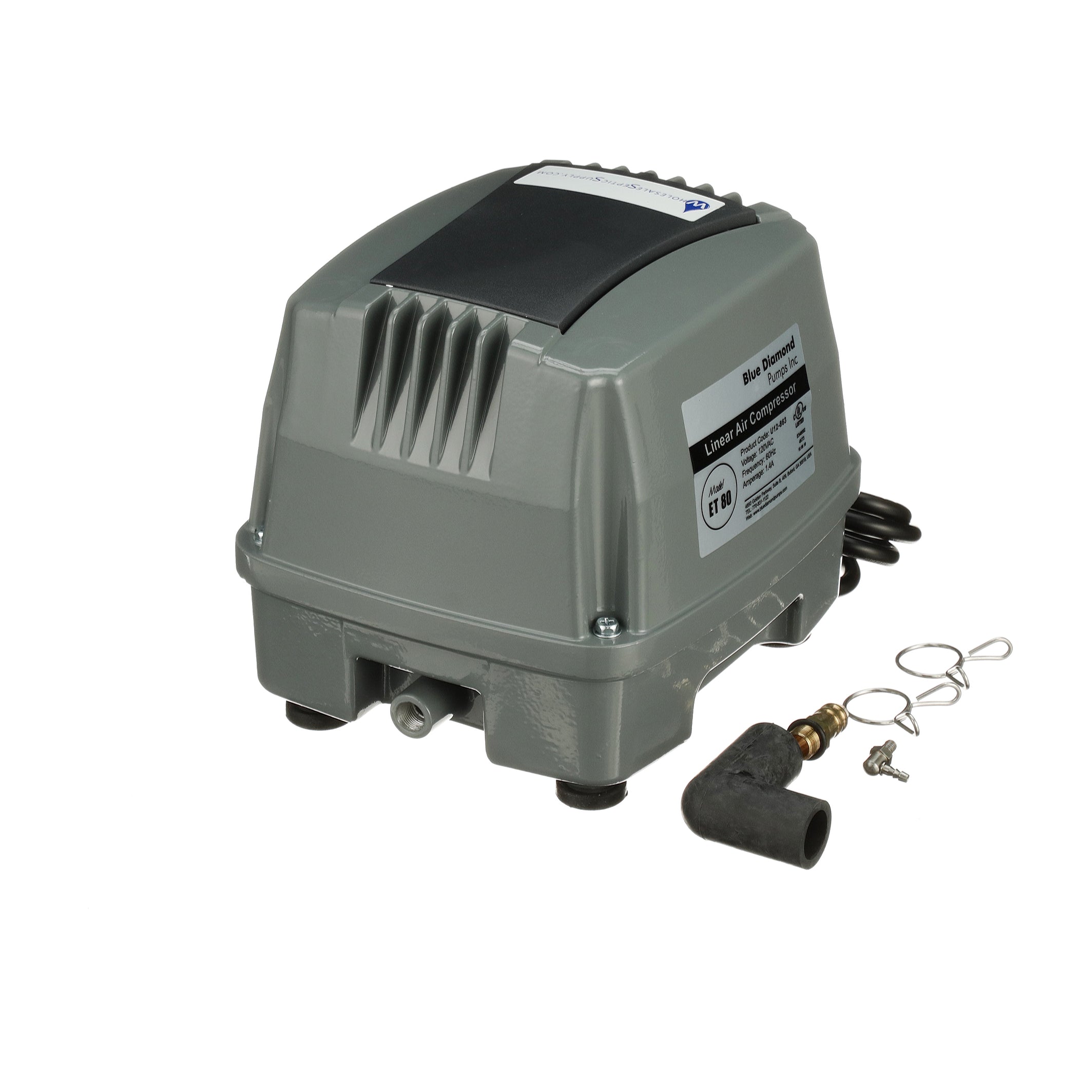 Blue Diamond ET80 Septic Air Pump - Wholesale Septic Supply