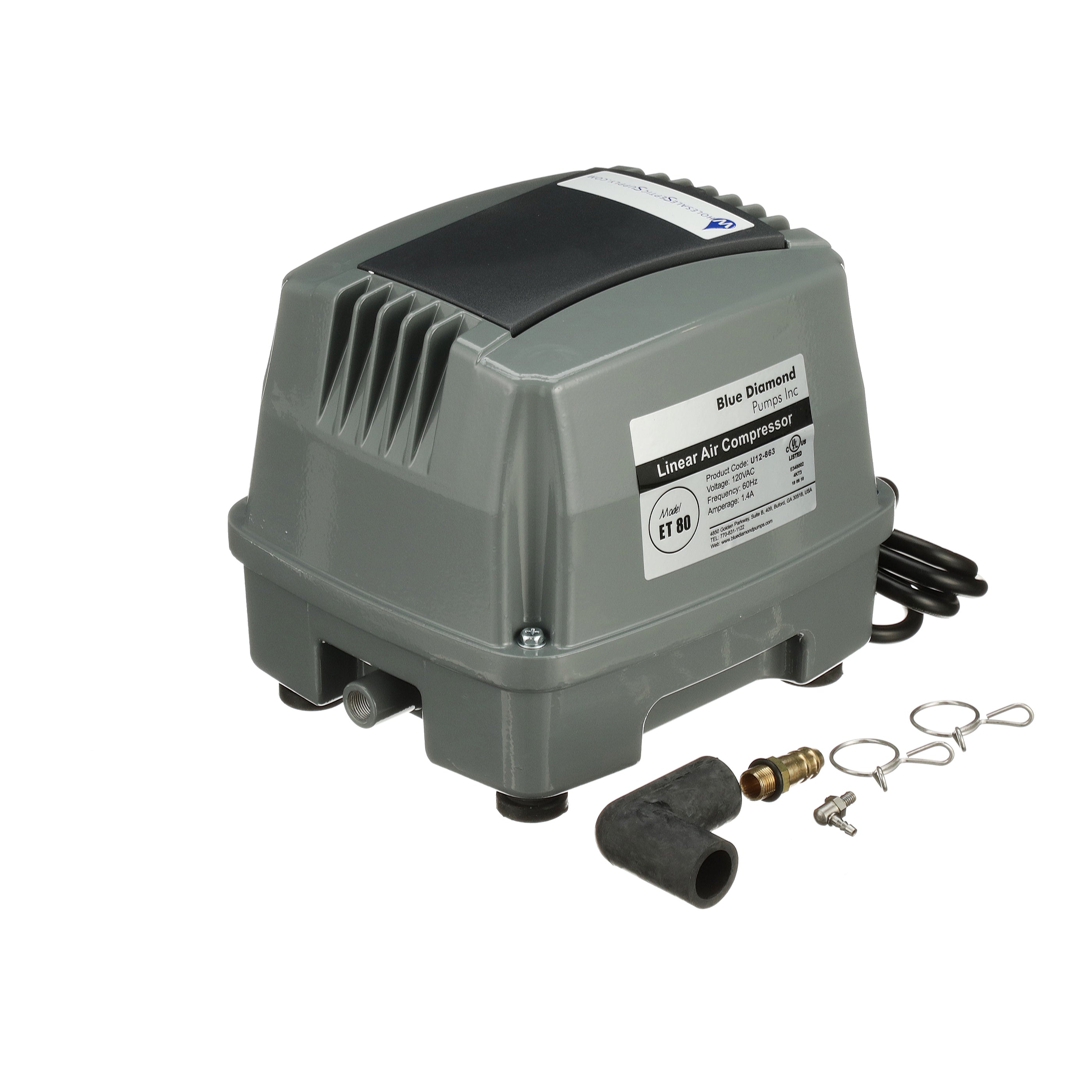 Blue Diamond ET80 Septic Air Pump - Wholesale Septic Supply