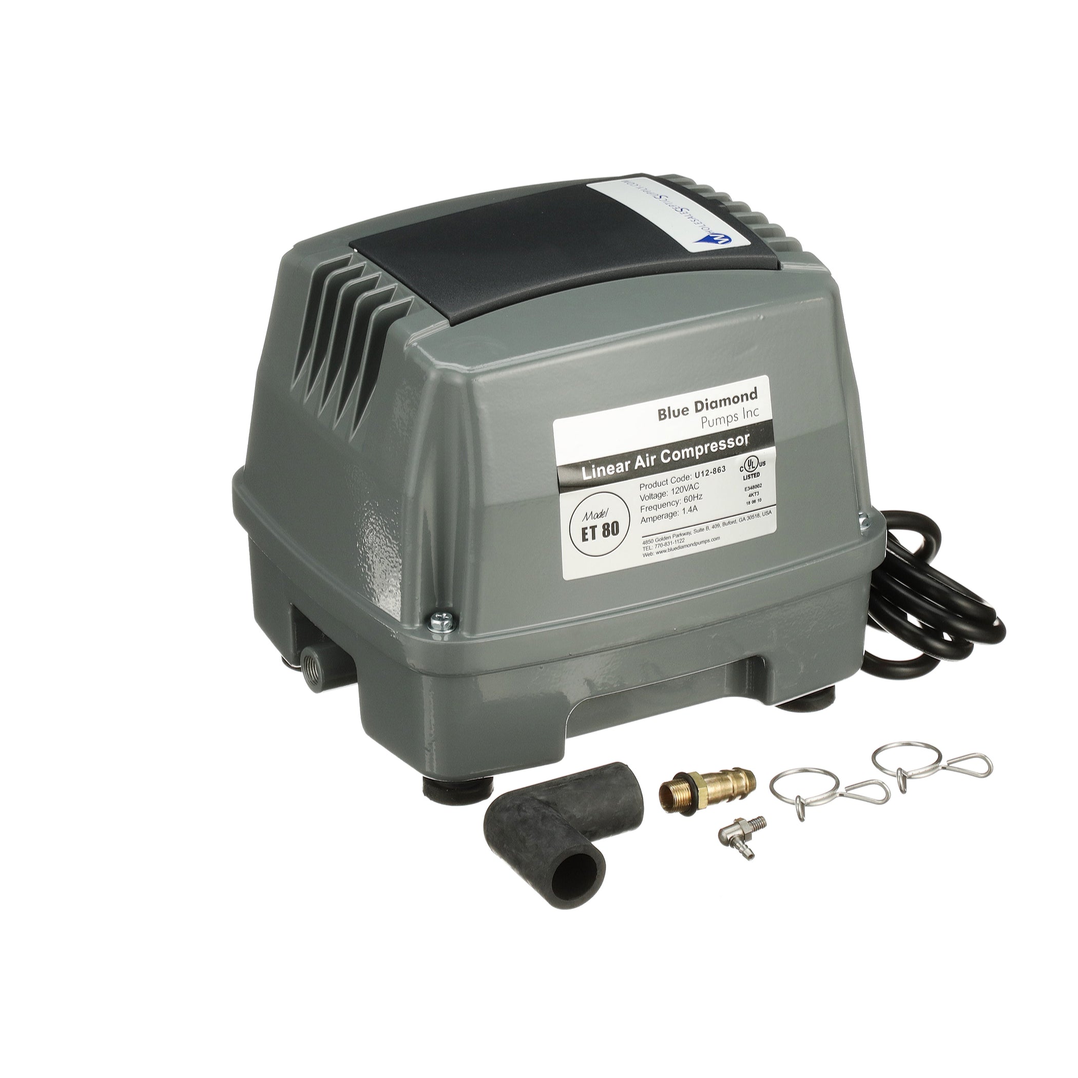 Blue Diamond ET80 Septic Air Pump - Wholesale Septic Supply