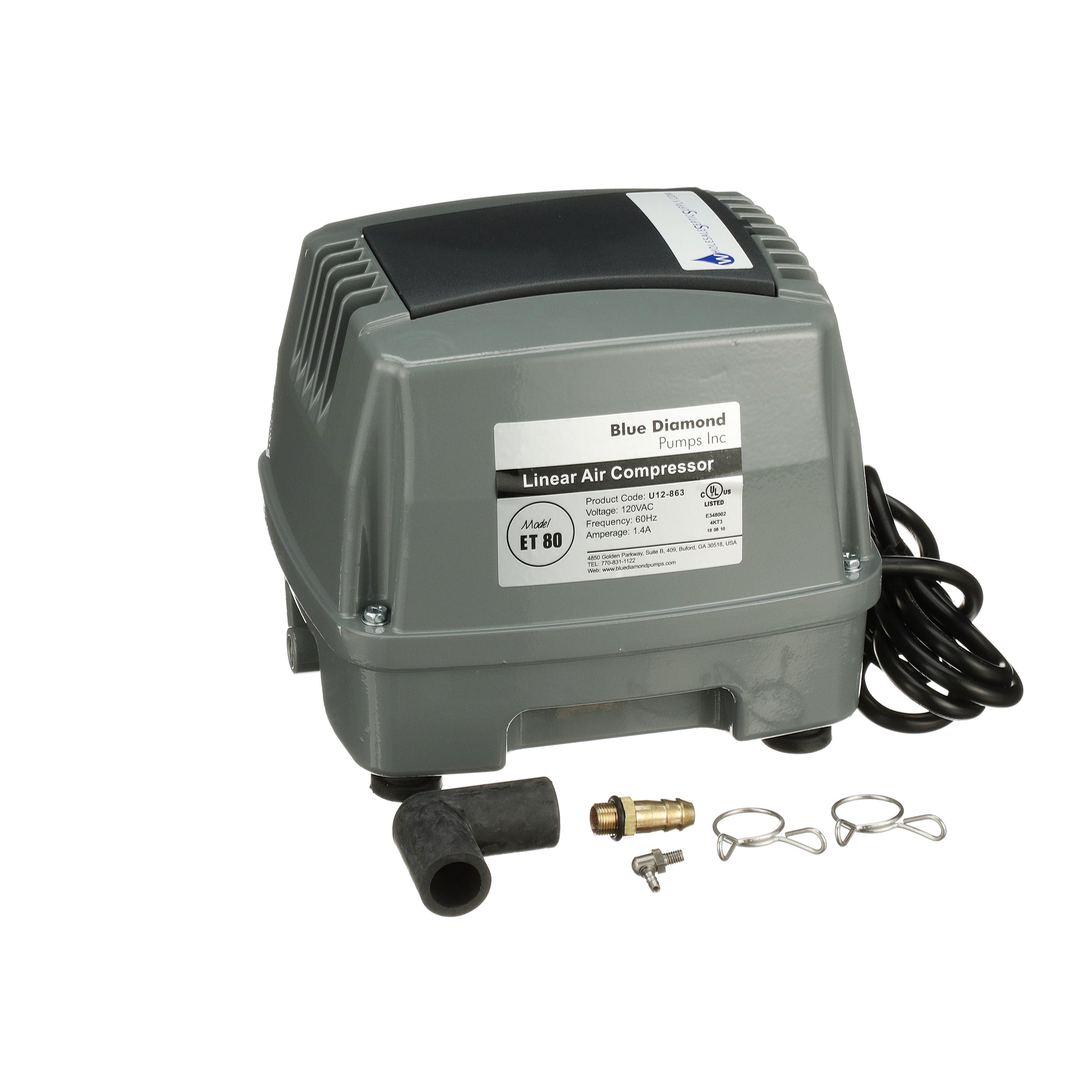 Blue Diamond ET80 Septic Air Pump - Wholesale Septic Supply