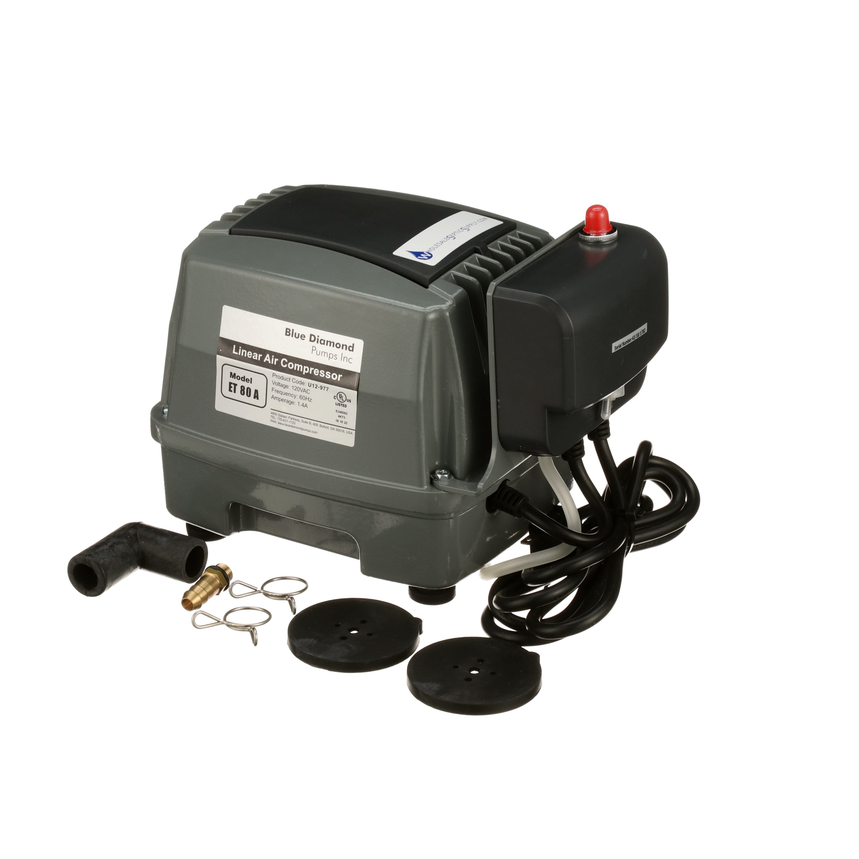 Blue Diamond ET80A Septic Air Pump Aerator - Wholesale Septic ...