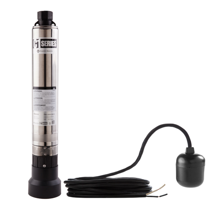 Franklin Electric C1 20XC1-05p4-2W115 Septic Effluent Pump With Float ...