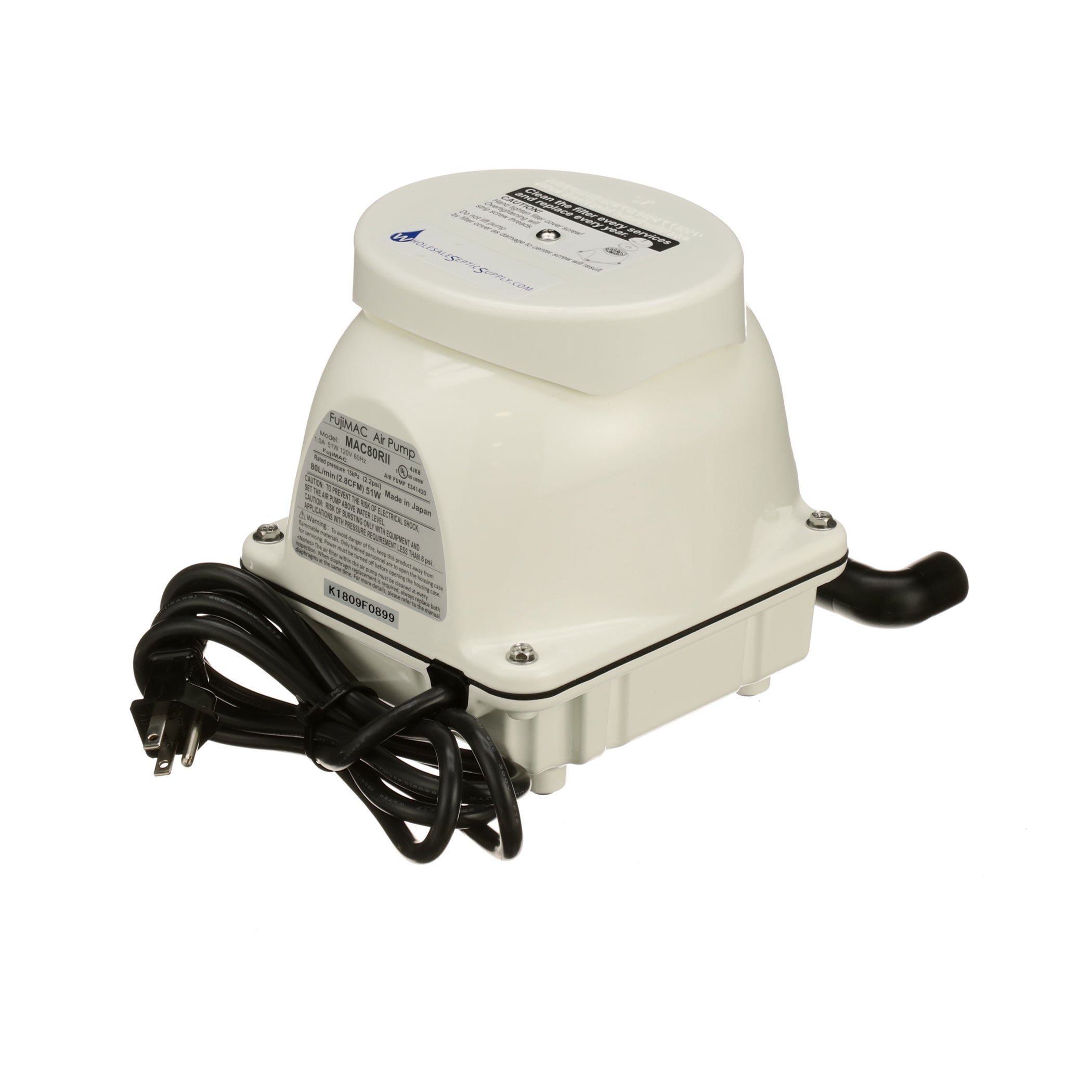Fuji mac 80R2 Septic Air Pump Aerator - Wholesale Septic Supply