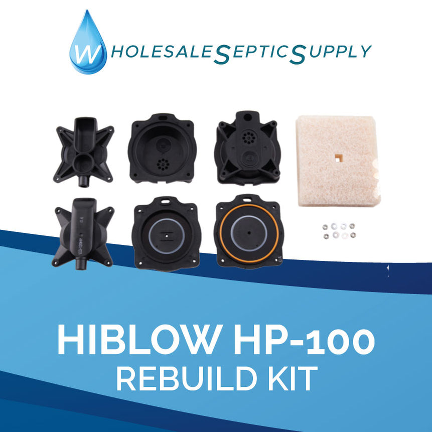 Hiblow HP-120-0110 Septic Air Pump Rebuild Kit - Wholesale Septic ...