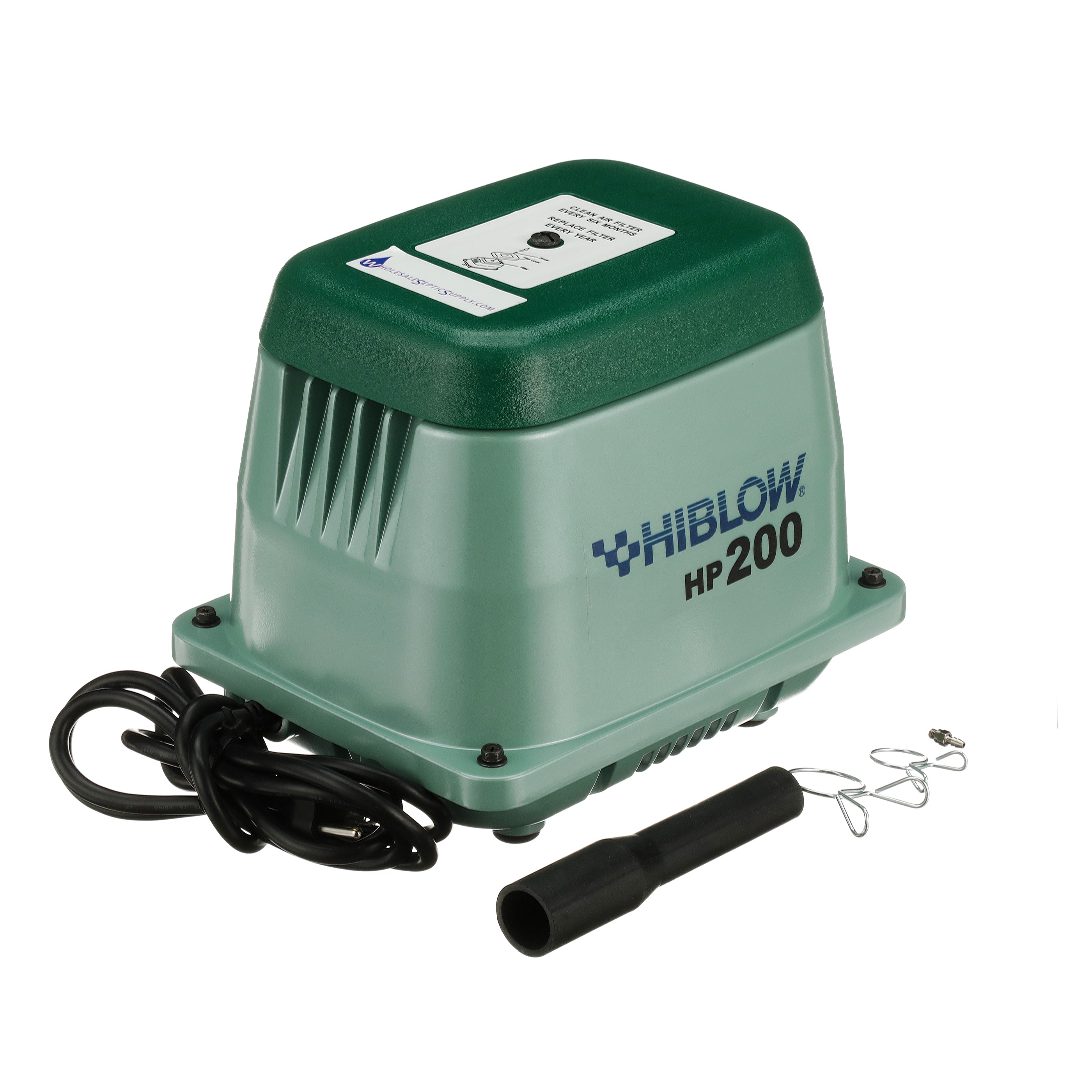 Hiblow HP-200 Septic Air Pump — Wholesale Septic Supply