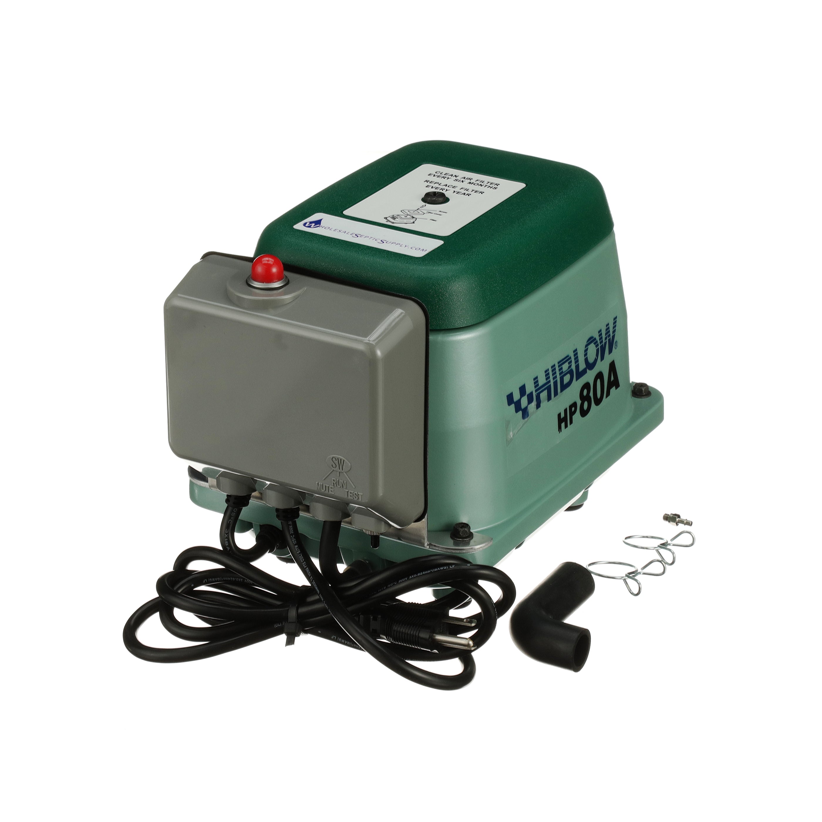 Hiblow HP-80-010A Septic Air Pump — Wholesale Septic Supply