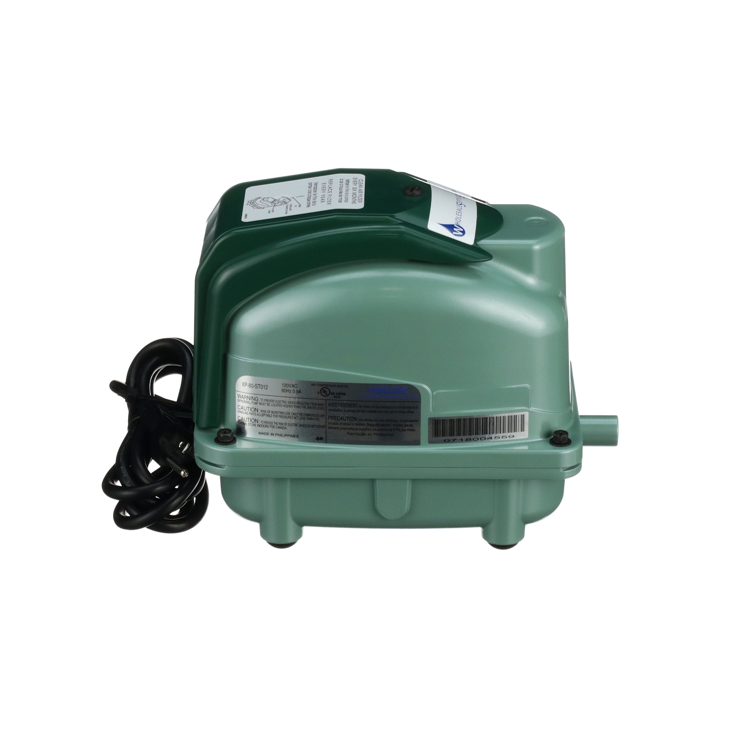Hiblow XP-80 Septic Air Pump - Wholesale Septic Supply
