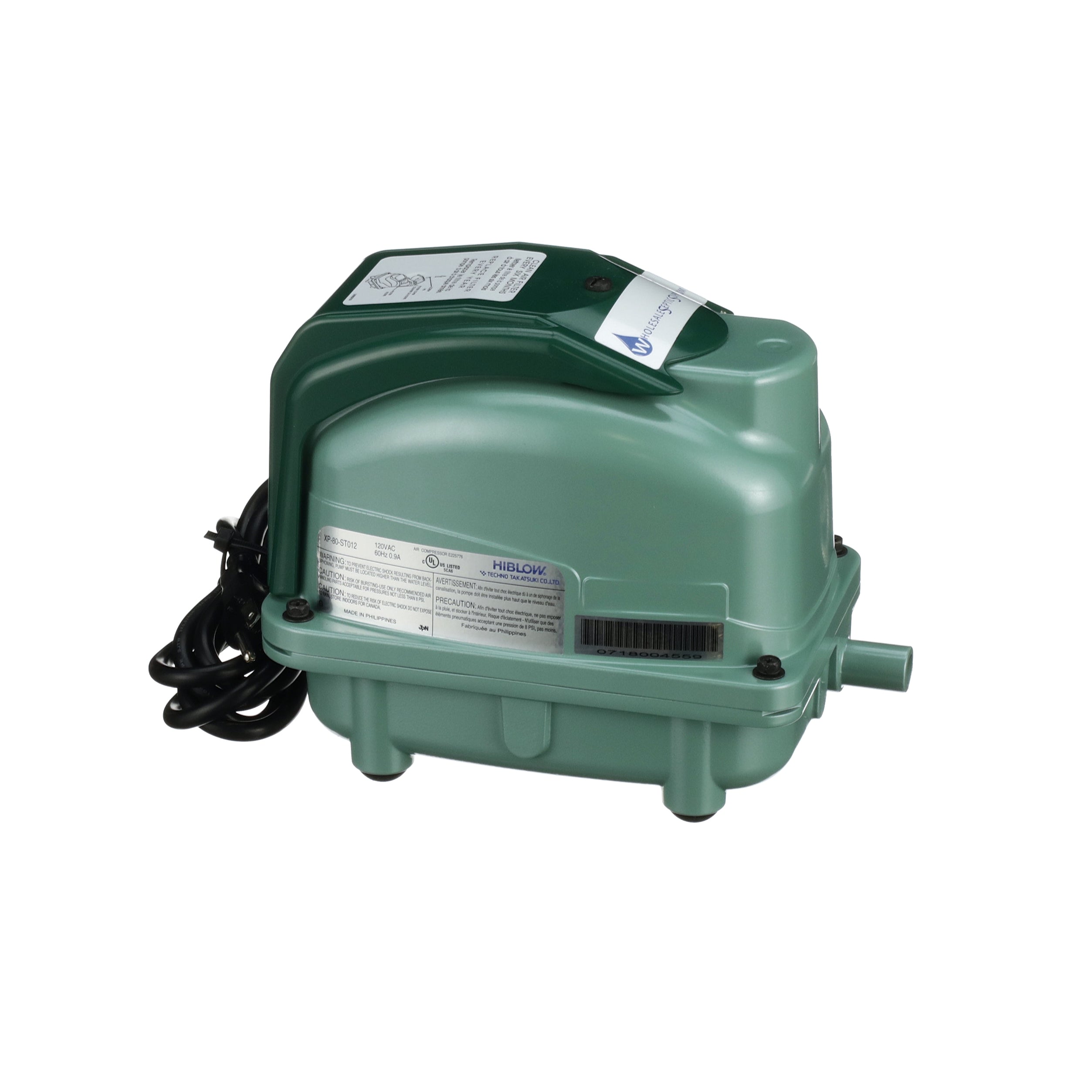 Hiblow XP-80 Septic Air Pump - Wholesale Septic Supply