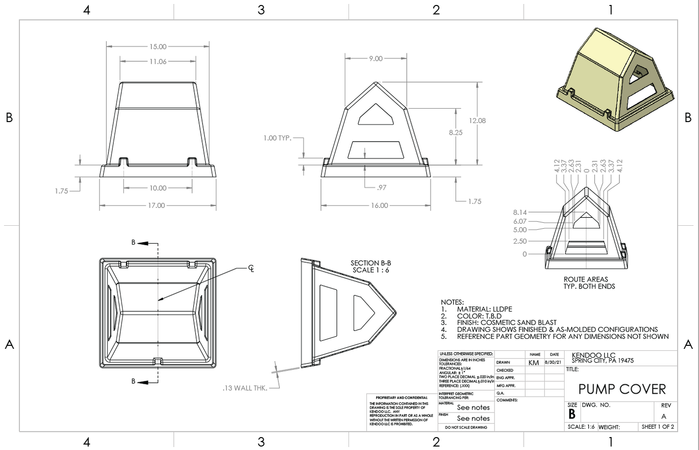 Compressor Housing Cover — Wholesale Septic Supply