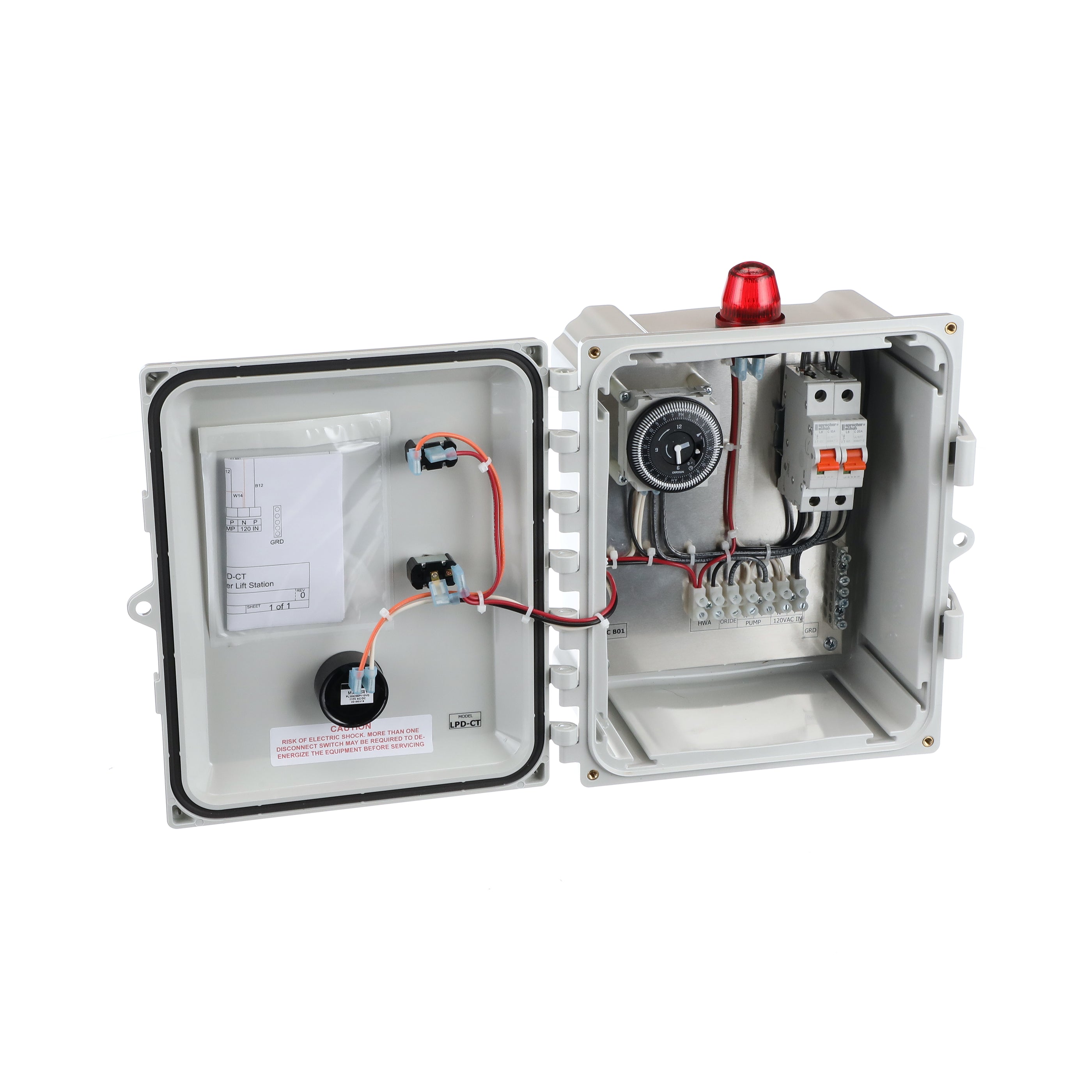 Simplex Clock Timer Control Panel 120V LPD-CT — Wholesale Septic Supply