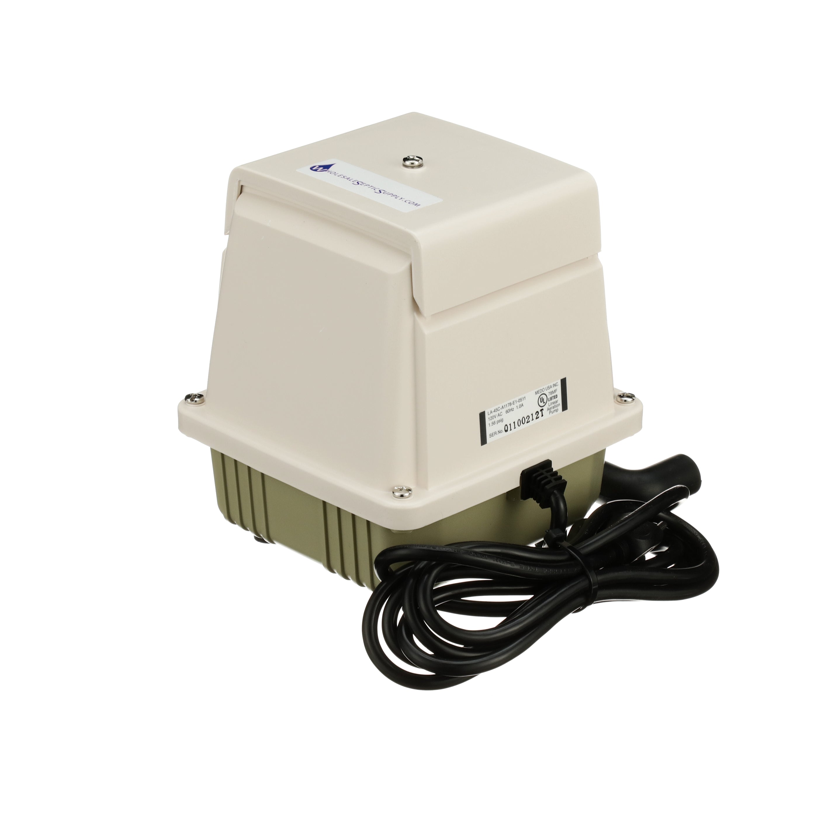 Medo LA-45B Septic Air Pump — Wholesale Septic Supply